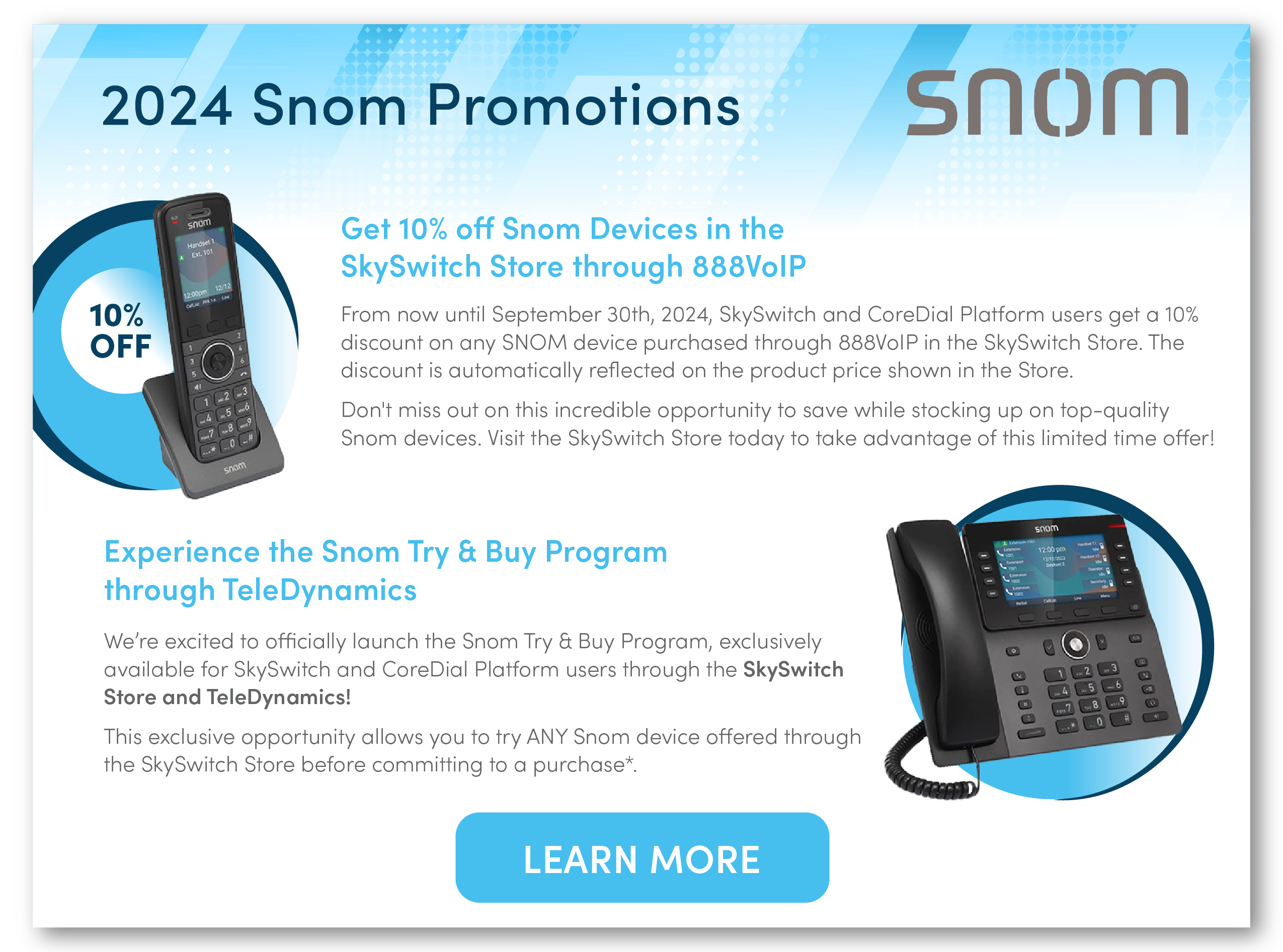 SkySwitch Partner Dashboard